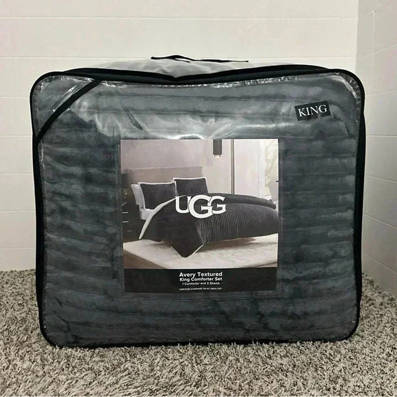 UGG | Bedding | Ugg Avery King Comforter Set Ocean Ribbed | Poshmark